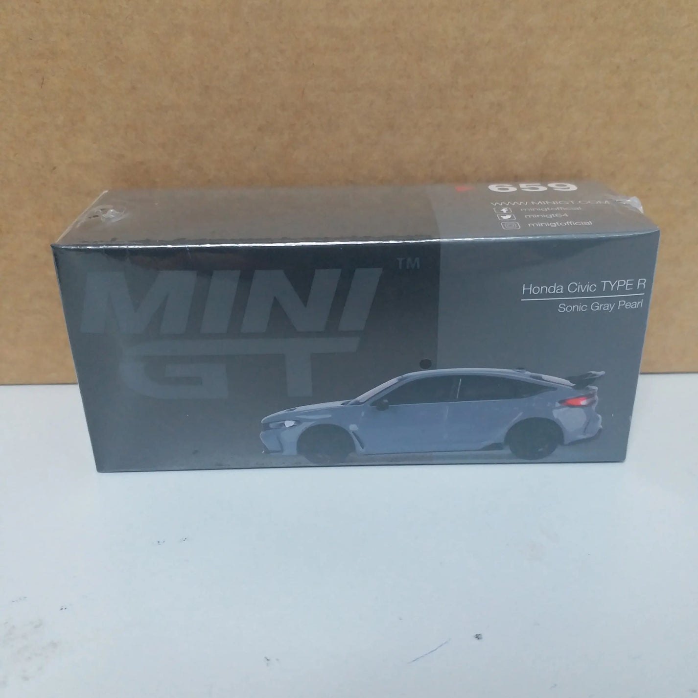 Mini GT #659 1:64 Honda Civic Type R Sonic Gray Pearl – Mobile Garage HK
