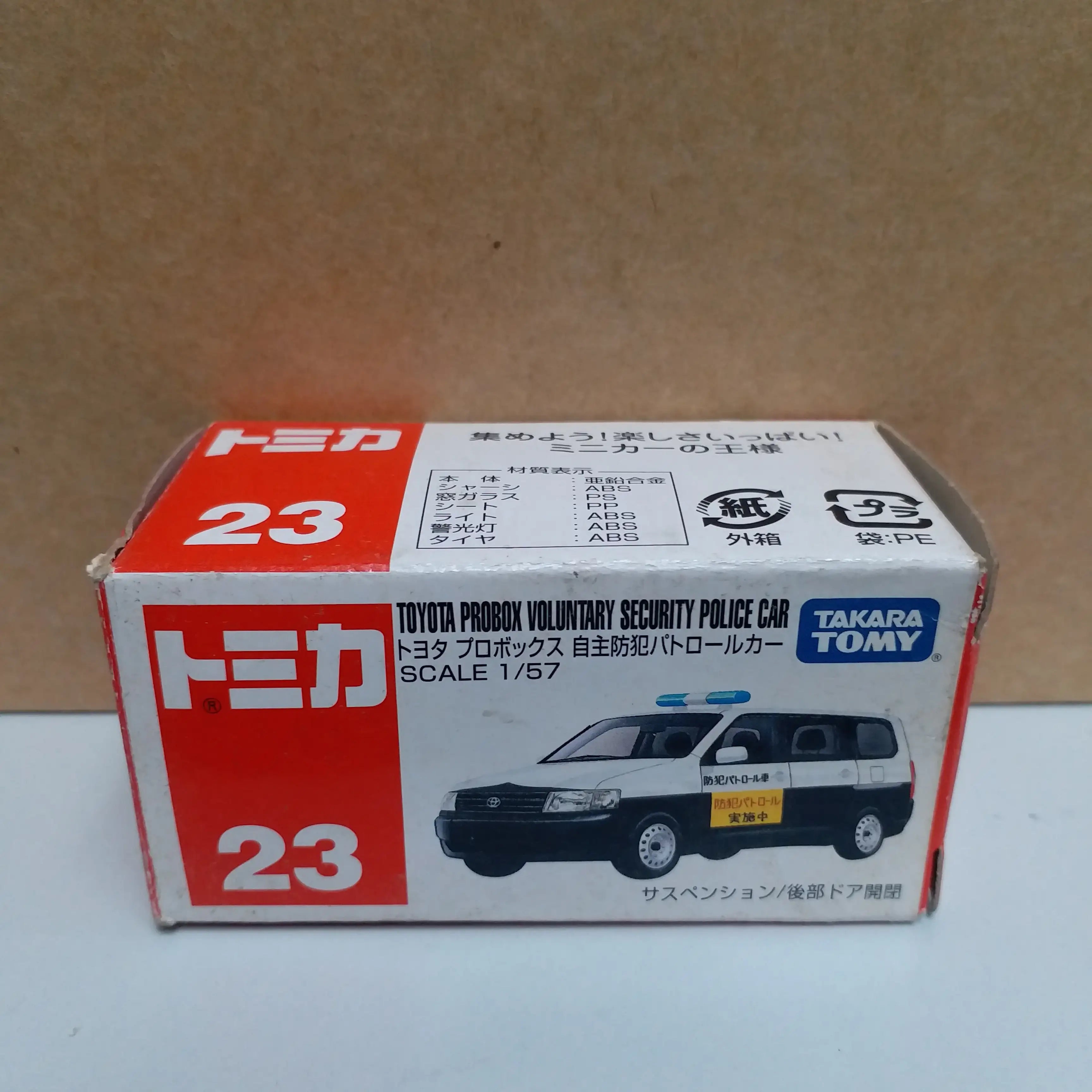 Tomica #23 Toyota Probox Voluntary Security Police Car – Mobile Garage HK