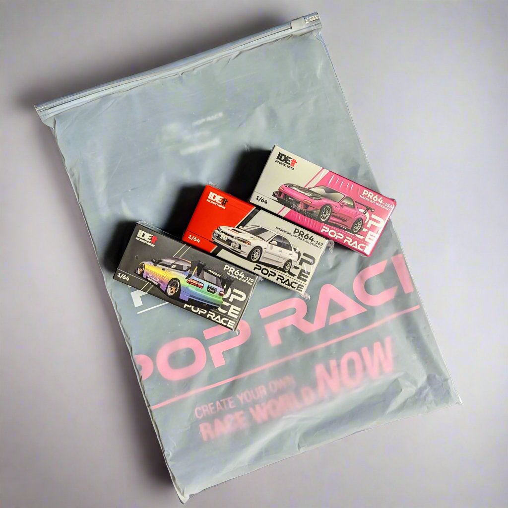 [Shipping included] Pop Race 1/64 IDE 2024 Set of 3 Cars – Mobile Garage HK