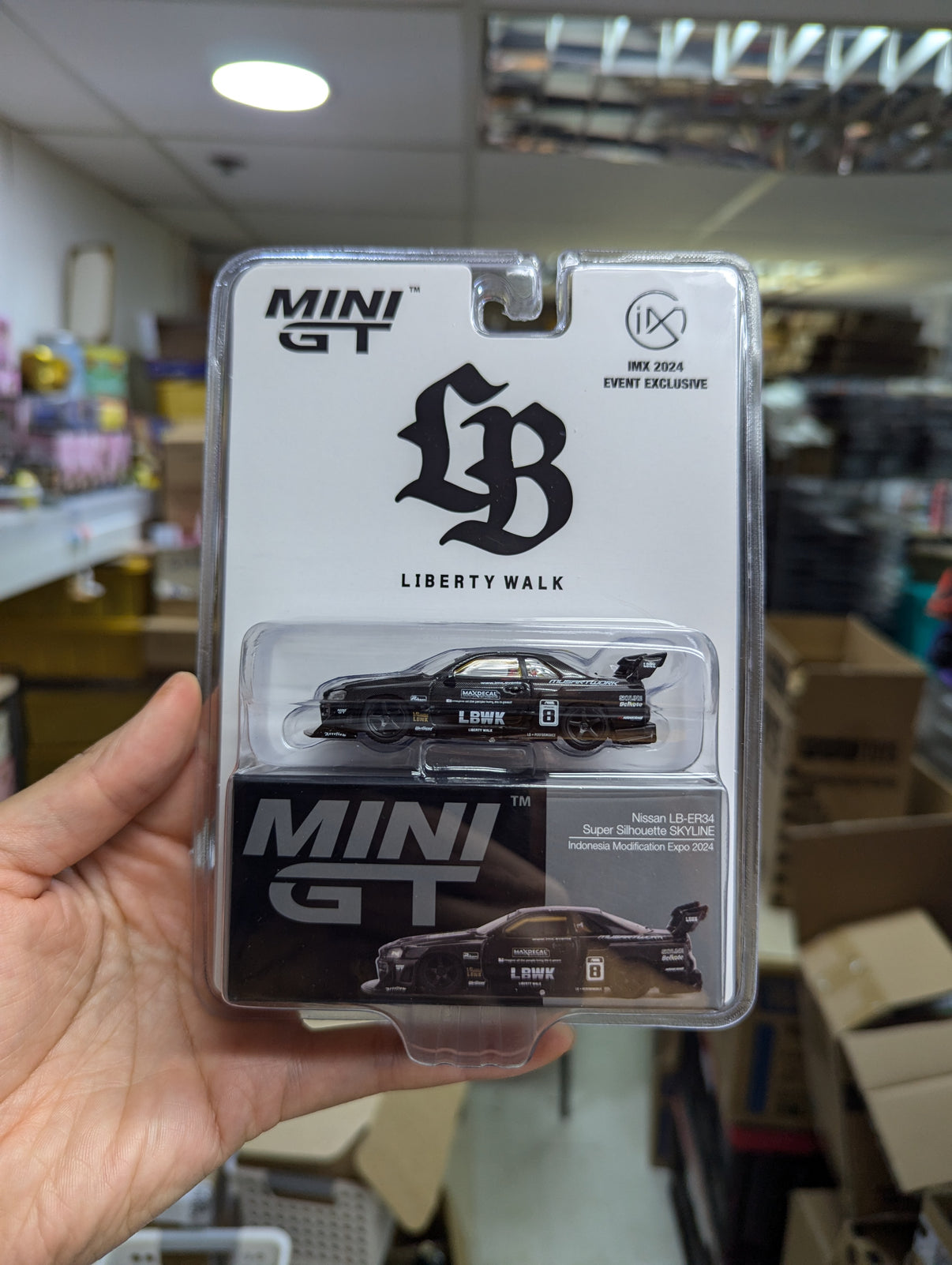 Indoesia DieCast EXPO IMX 2024 Exclusive Mini GT #797 LB Works Nissan ...