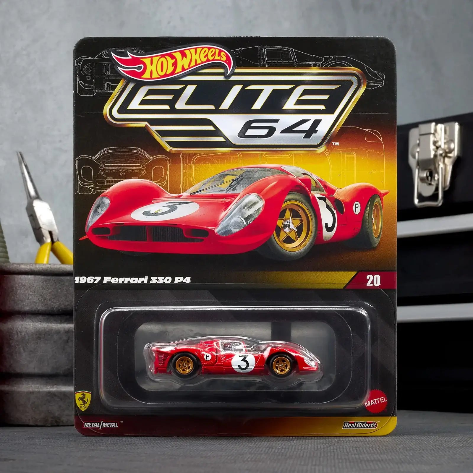 Hot Wheels Elite 64 1967 Ferrari 330 P4 #20 1:64 Diecast Model – Mobile ...