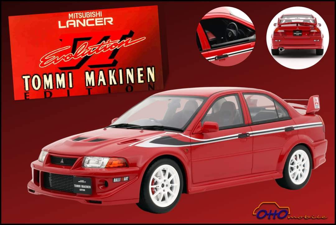 OTTO Mobile 1:18 OT422 Mitsubishi Lancer Evolution VI Tommi Makinen Ed ...